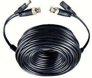Câble coaxial + alimentation 12v pour caméra - 20m - BT Security