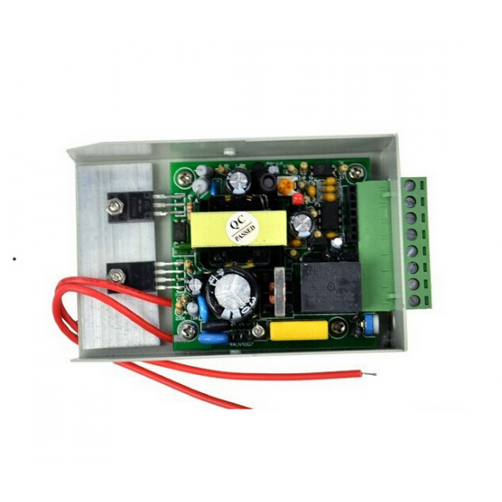 Alimentation 230V / 12V 3A avec relais temporisée - BT Security