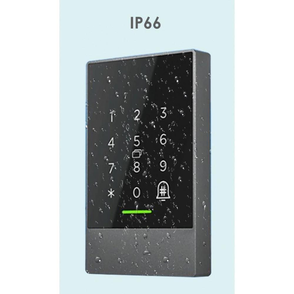 Clavier de contrôle d'accès tactile connecté LOCKY-7C - code, badge et ...